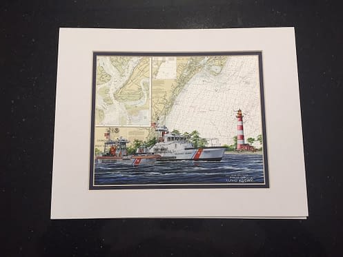 Chart Art Prints – Prints of Coast Guard Units