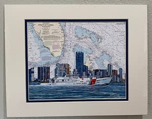 CHART ART | Prints of Coast Guard Cutters, Stations, Planes, Boats, and ...